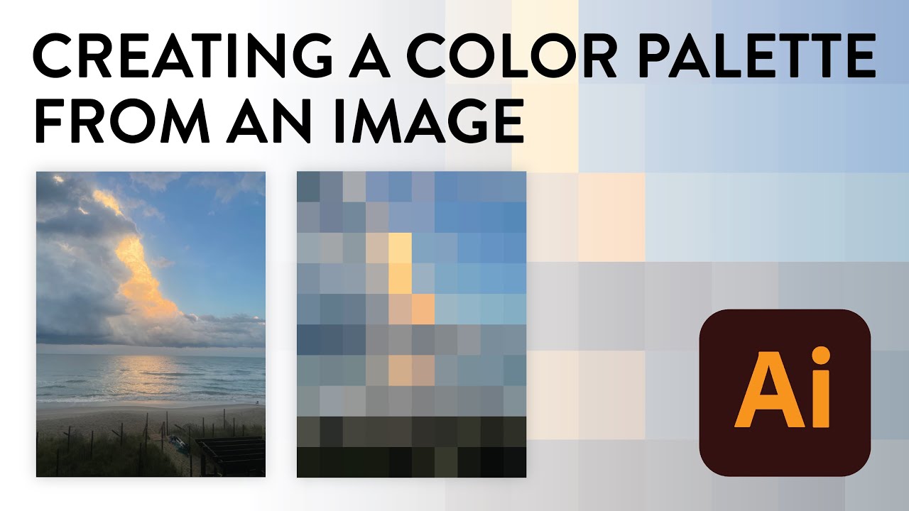 Creating a Color Palette from an Image in Adobe Illustrator - YouTube