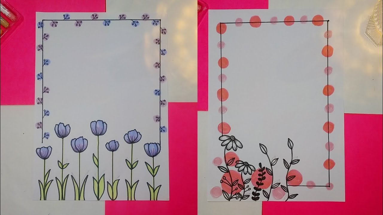 Assignment Front Page Design/A4 Sheet/Project Work Designs/Front Page ...