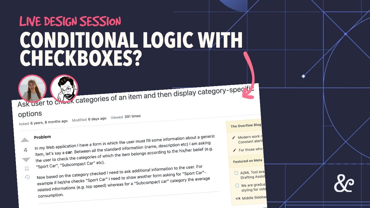 How To Implement Conditional Logic With Checkboxes And Sub Selections Dev Problem Of The Week