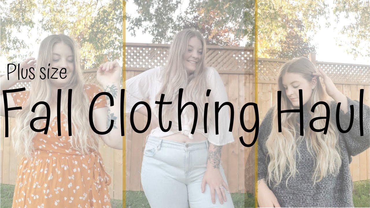 PLUS SIZE FALL CLOTHING HAUL 2019 * GOODWILL- TARGET- OLD NAVY- WALMART ...