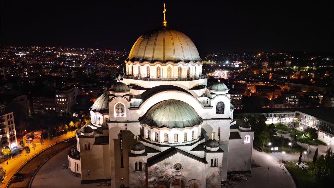 Hram Svetog Save, Beograd (4K DRONE VIDEO) - YouTube