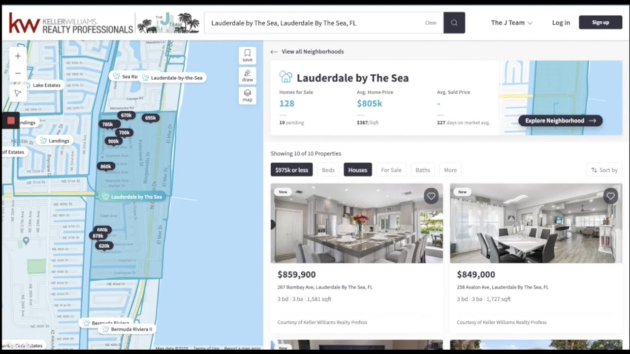 KW Command: Agent Sites - Neighborhoods - YouTube
