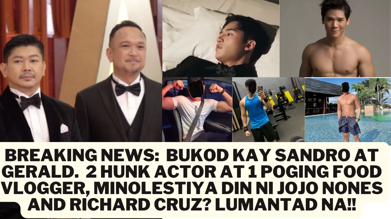 BUKOD KAY SANDRO & GERALD.. 2 HUNKY ACTOR AT ISANG POGING VLOGGER ...