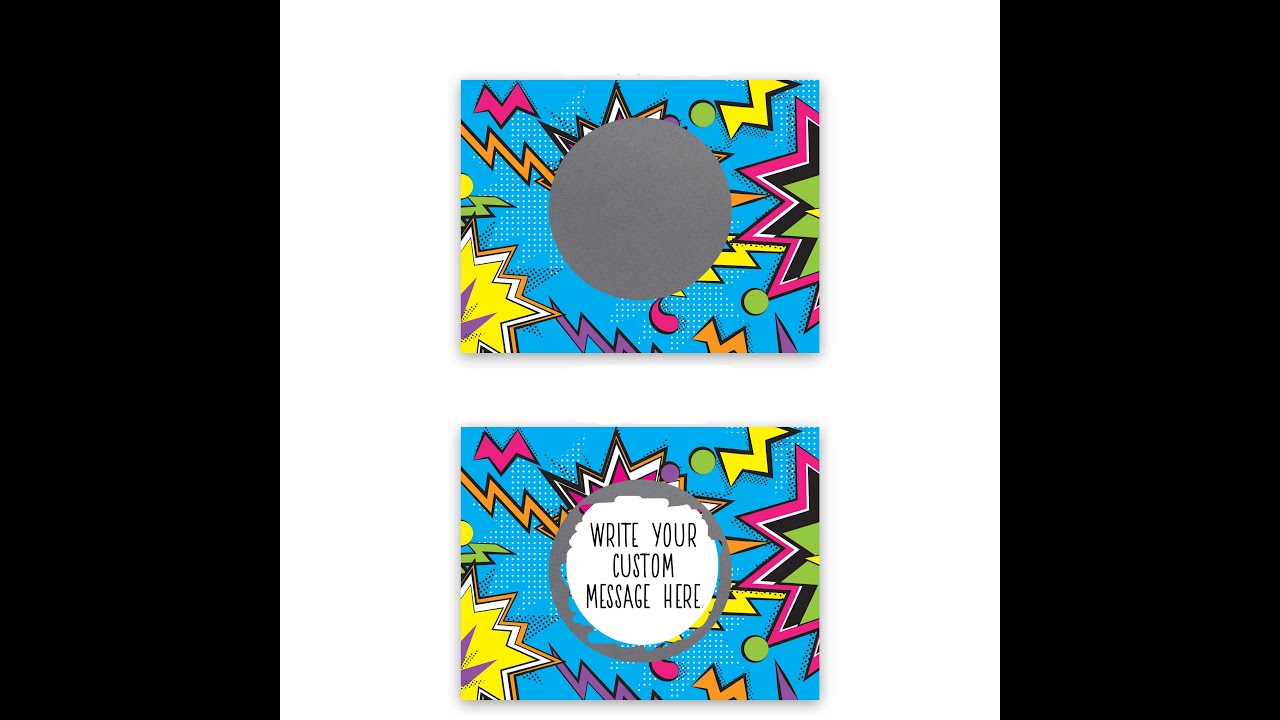 Teacher Reward Incentive DIY Scratch Off Cards, Make Your Own - YouTube