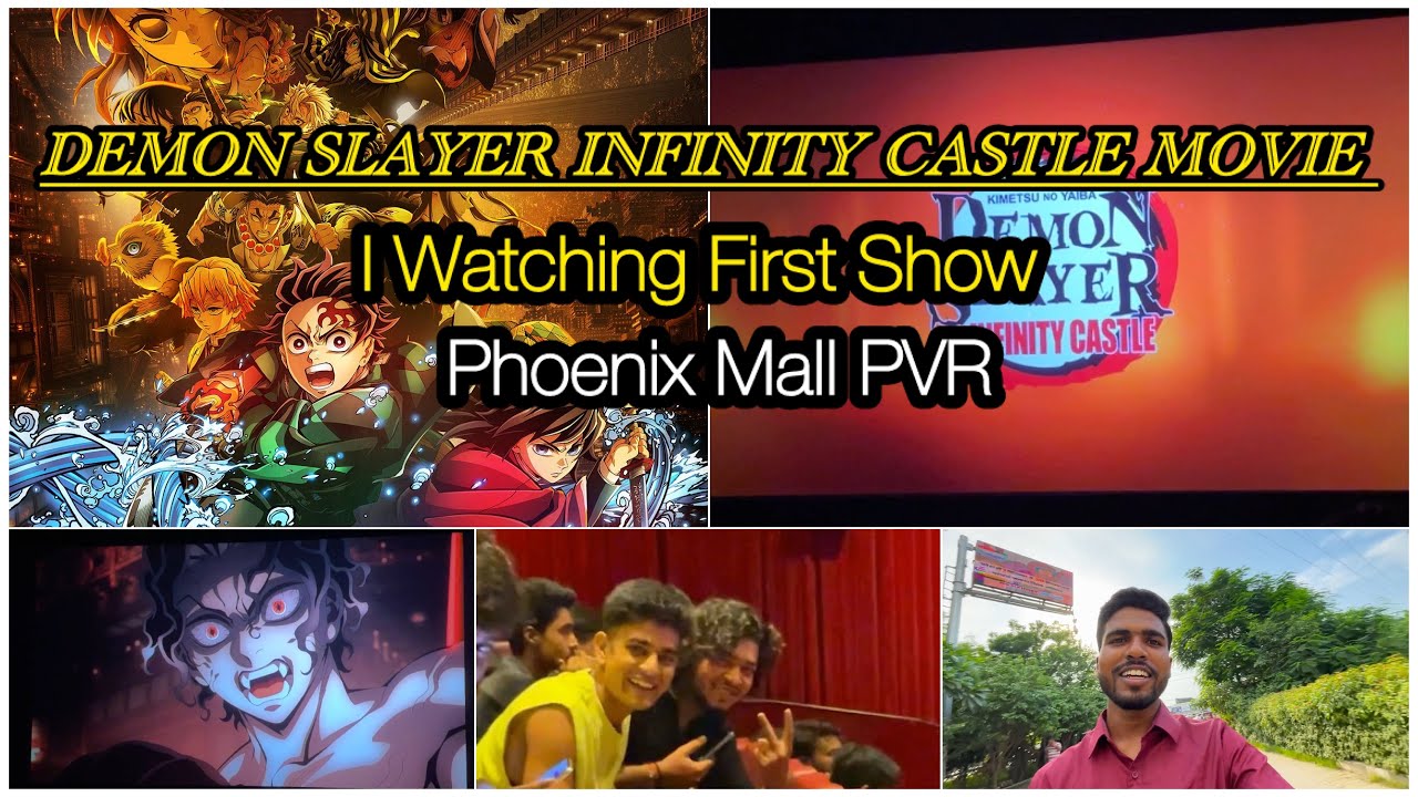 FIRST DAY, SHOW of the Demon Slayer Movie in Bareilly Phoenix Mall PVR ...