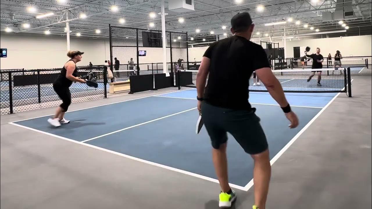 4.5 DUPR mixed doubles pickleball tournament - Game 3 - YouTube