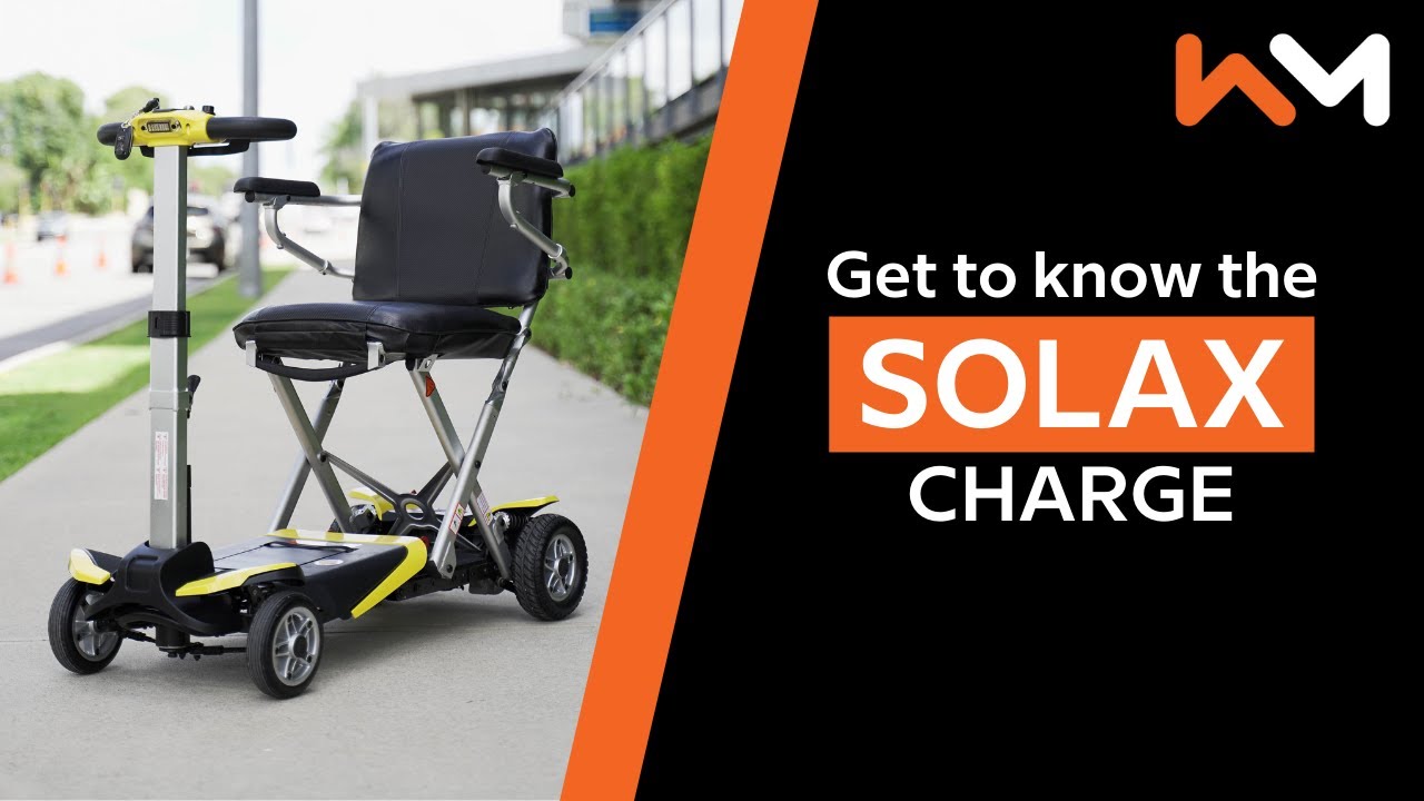Solax Charge MOBILITY SCOOTER Overview | Wholesale Mobility - YouTube