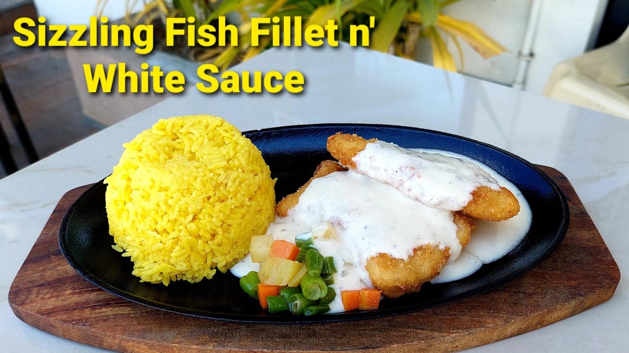 Sizzling Fish fillet n' White Sauce Recipe Soon!! - YouTube