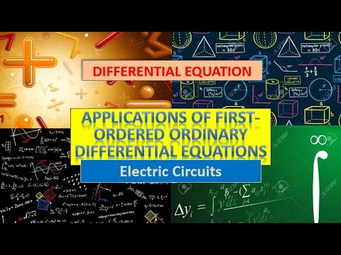 Applications of First-Ordered Ordinary Differential Equations ...