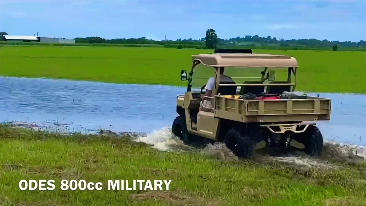2019 ODES / BENNCHE WARRIOR 800cc MILITARY SIDE BY SIDE UTV 4x4 - YouTube