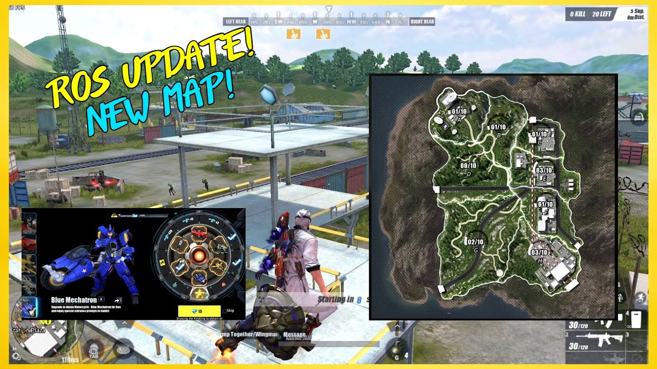 ROS UPDATE! NEW SKIN + NEW MAP (Rules Of Survival) - YouTube