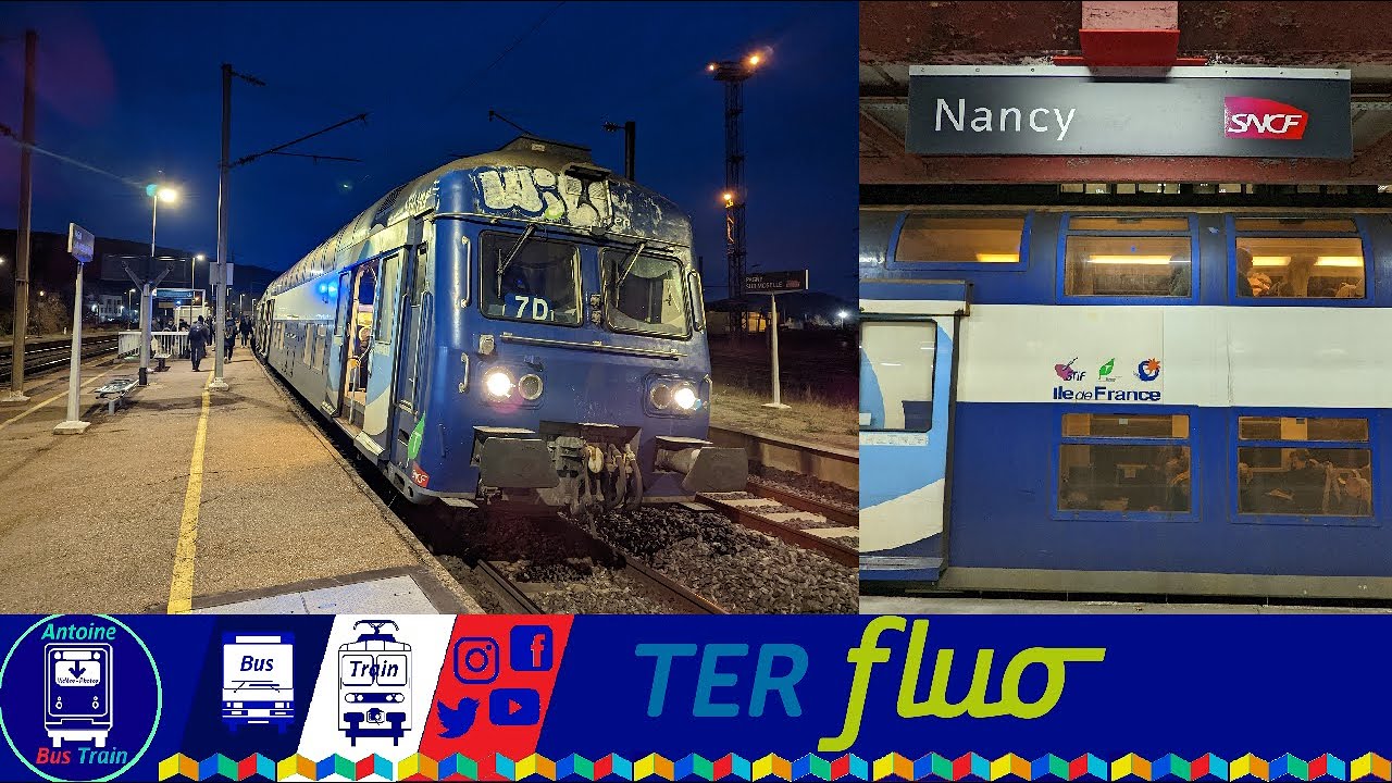 VB2N Transilien sur les TER Fluo Grand Est. - YouTube