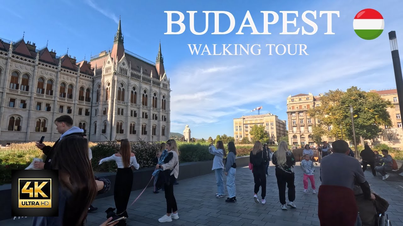 Budapest Walking Tour with City Sounds - YouTube