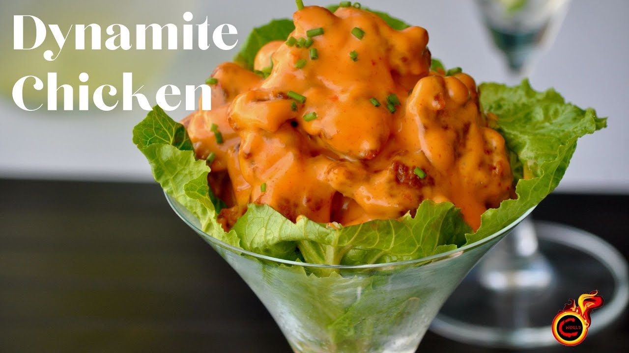Dynamite Chicken | Restaurant Style Dynamite Chicken With Creamy Mayo ...