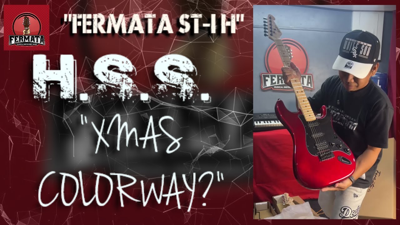 "FERMATA ST-1 H (H.S.S.) STRATOCASTER STAINLESS STELL (NEW COLORWAY ...