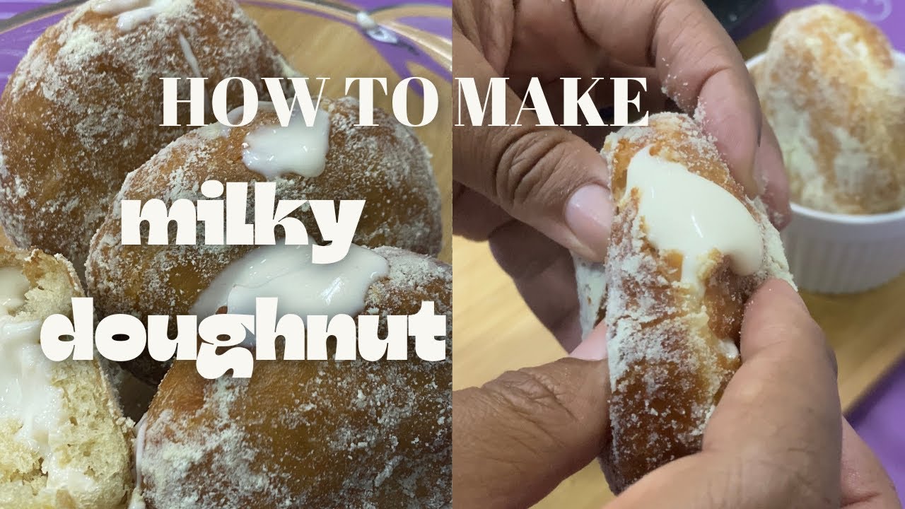 How to make MILKY Doughnuts || Trendy Milky Doughnut || Detailed/ easy ...