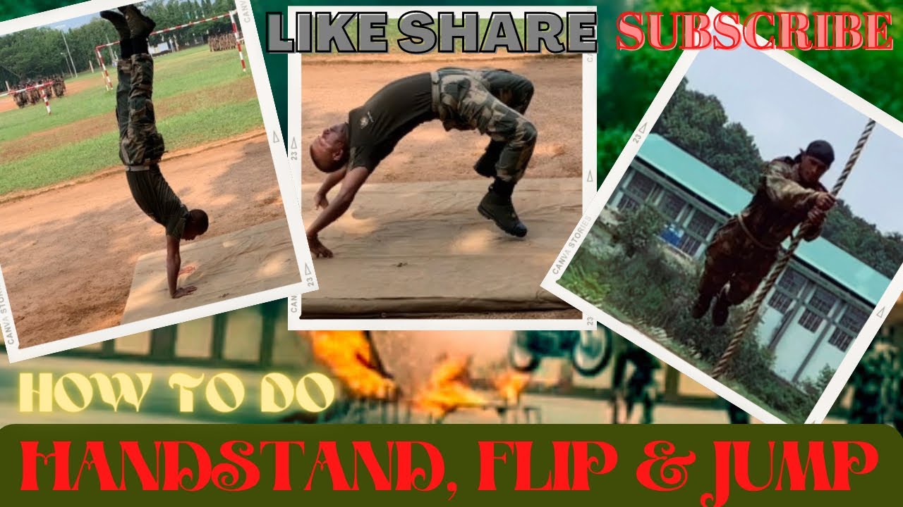 How to do Handstand | Backflip of para commandos |Backflip like pant ...