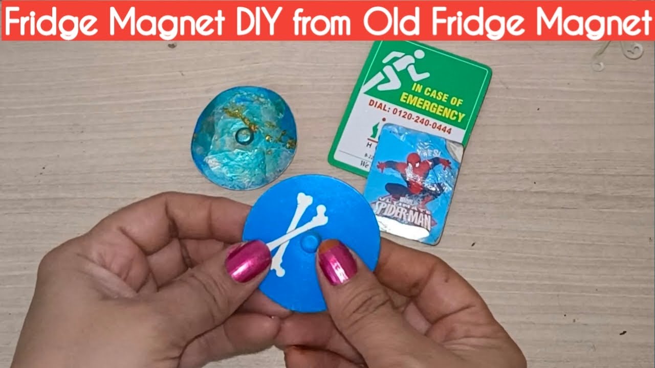 Fridge Magnet DIY from Old Fridge Magnet | DIY Ideas for Your Fridge ...