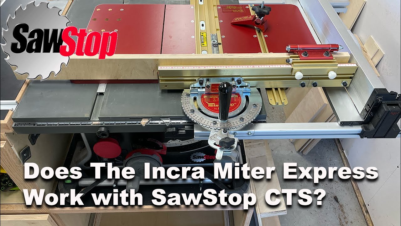 Will the Incra Miter Express work with a Jobsite Table Saw? - YouTube