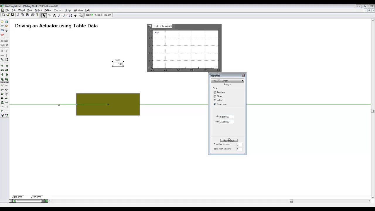 Driving an Actuator using Table Data - YouTube