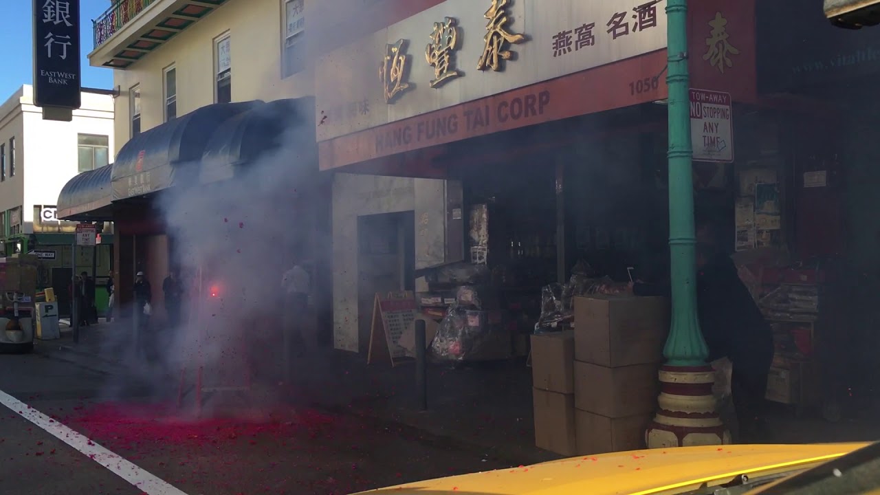 Chinatown Fireworks 2018 - YouTube
