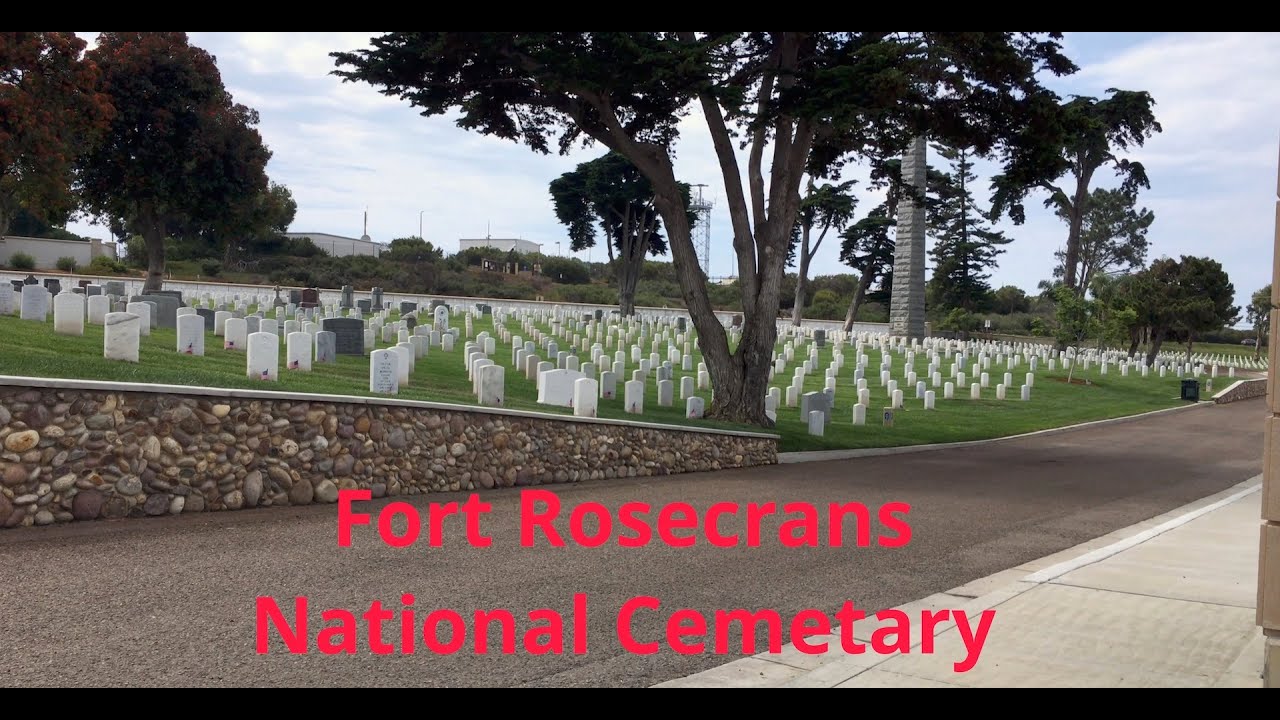 day trip to fort rosecrans national cemetery, san diego. 4K. - YouTube