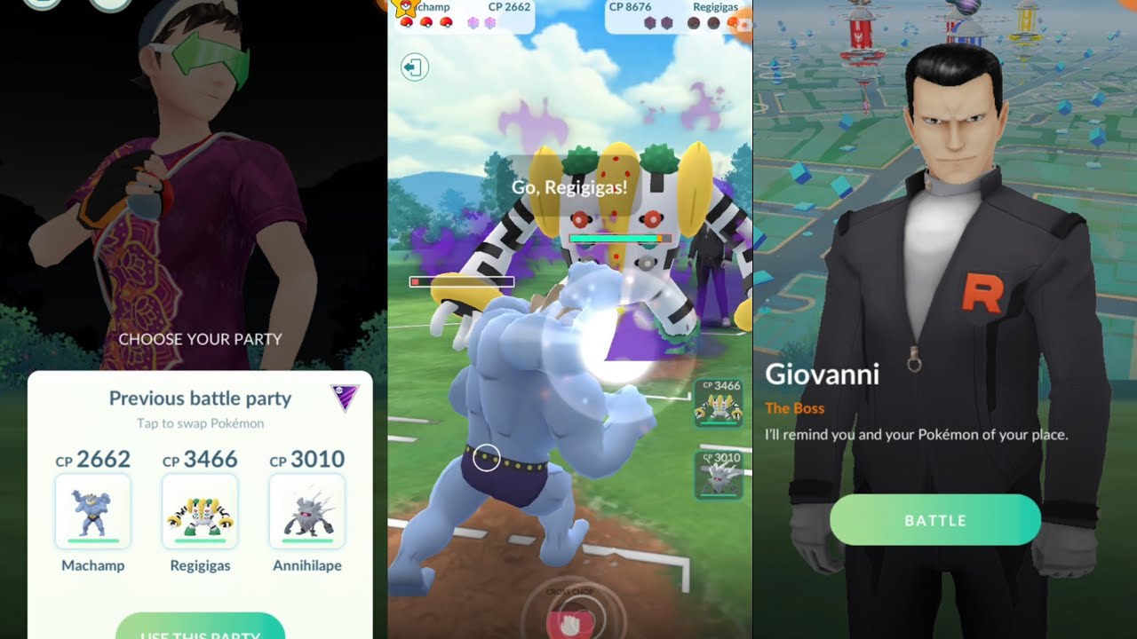 easily win Giovanni team rocket boss in Pokemon go #teamgorocket # ...