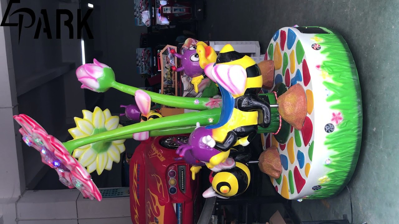 Bee Carousel ride for full fun from EPARK - YouTube