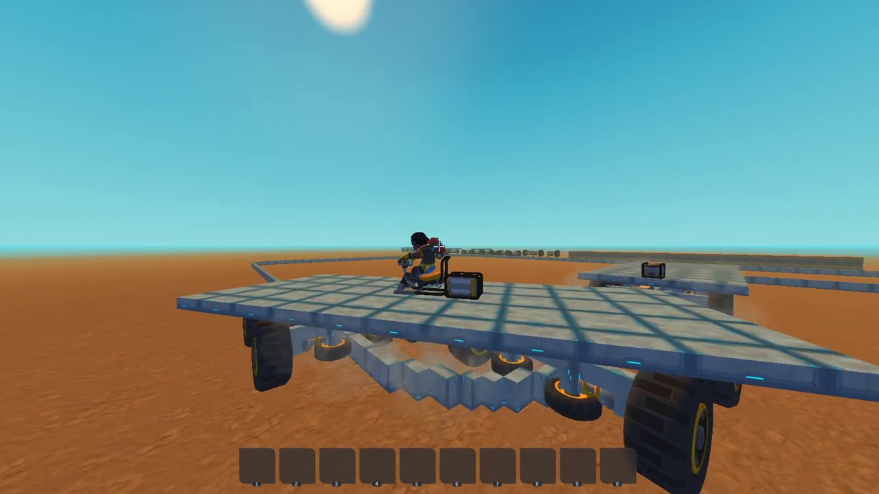 Scrap Mechanic : Single Rail Train - YouTube