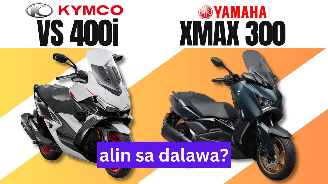 Yamaha XMAX 300 vs Kymco VS 400i | Side by Side Comparison | Specs ...