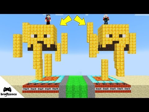 BLAZE YAPI ŞANS BLOKLARI KAPIŞMASI - Minecraft