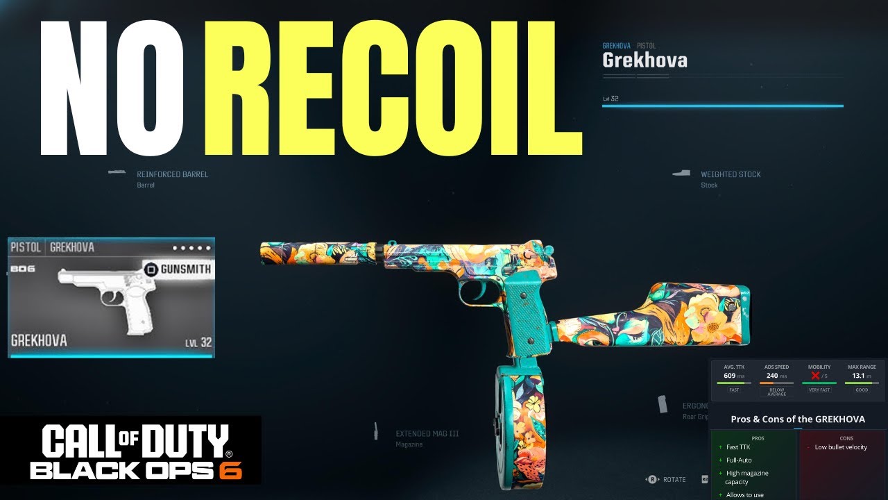 The GREKHOVA is the NEW SECRET META in Rebirth Island Warzone! (Best ...