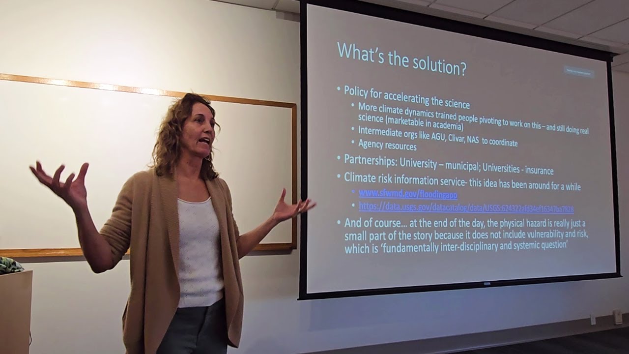 Amy Clement, Rosenstiel: Projecting Climate Hazards - YouTube