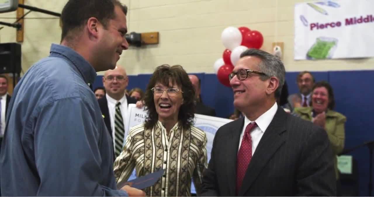 Count Math Teacher James Moonan Surprised as 2013-14 Milken Educator ...
