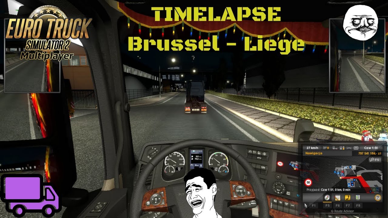 🚚ETS 2 MP TimeLapse #14 - Brussel - Liege🚚 - YouTube