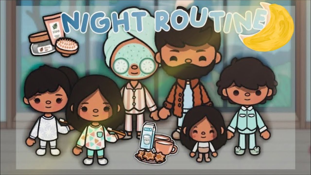 Aesthetic *NIGHT ROUTINE* in toca boca LIFE WORLD 🌎 || VOICED 🎙️ - YouTube