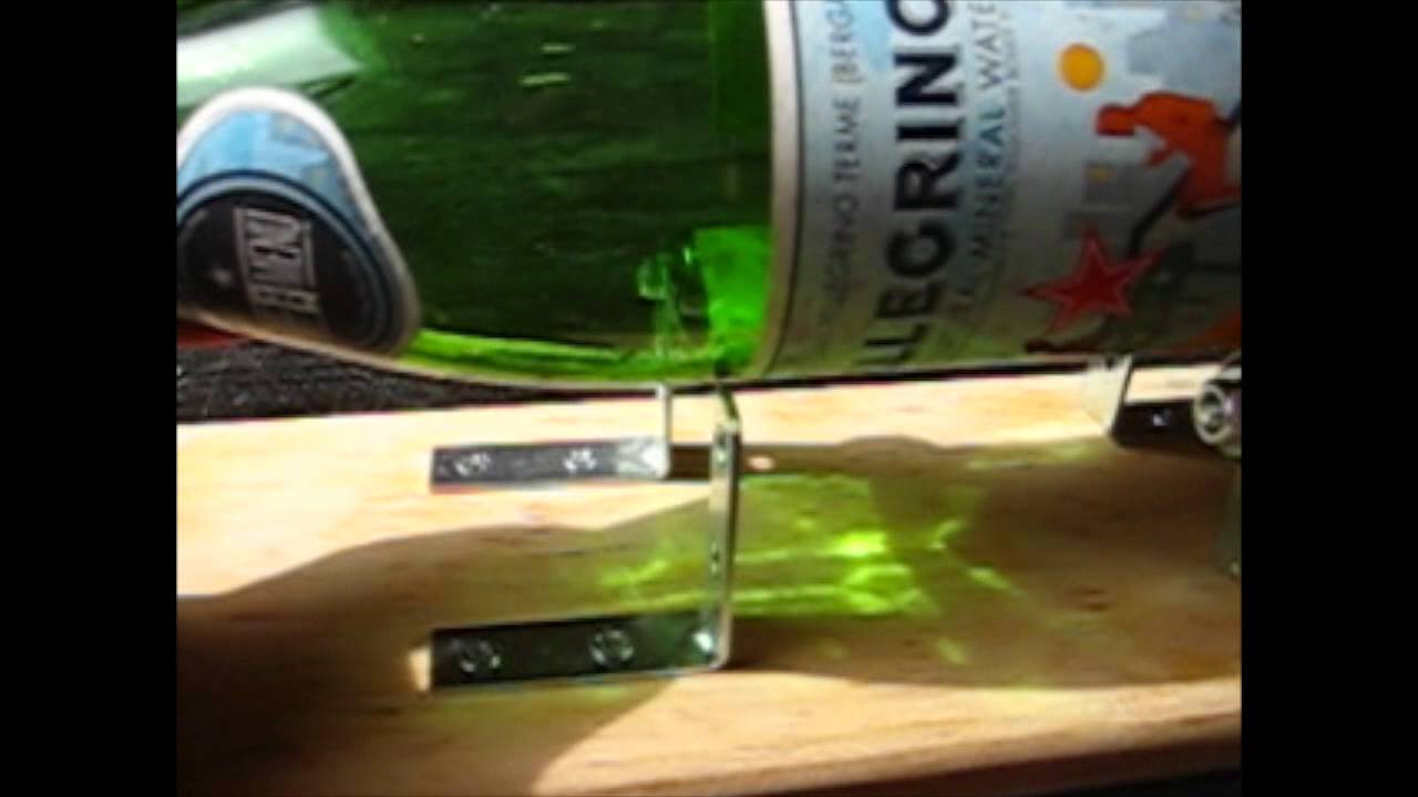 How to make a glass bottle cutter - YouTube