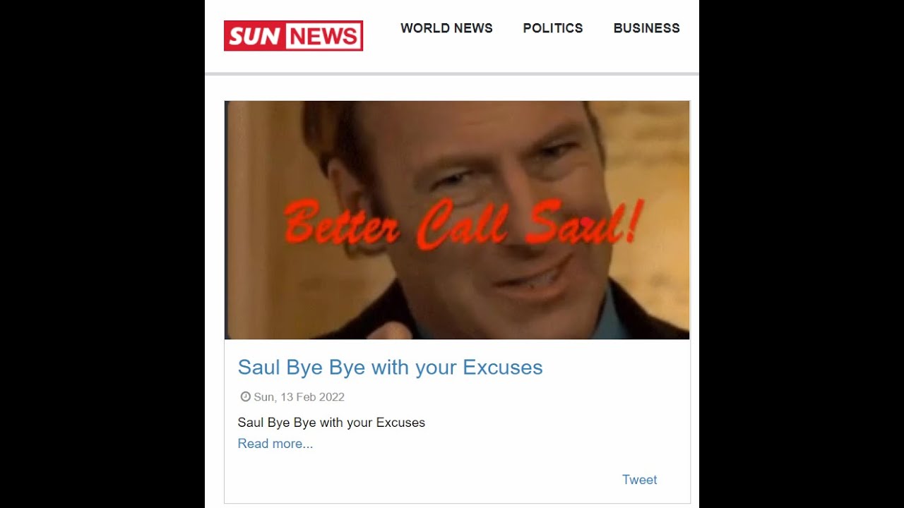 A day to make SAUL cry (To skip all the drama, you may go to 04:00 & 07 ...