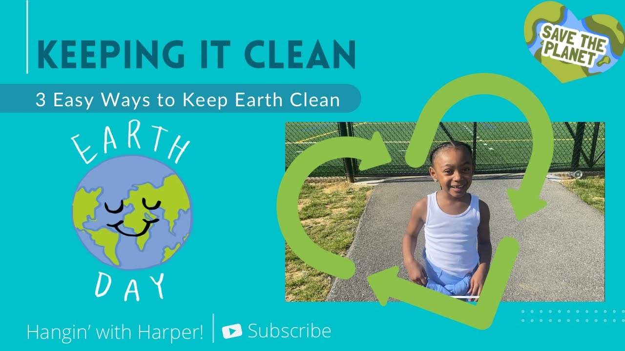 3 Easy Ways to Keep Earth Clean | Earth Day 🌎 | Educational Video for ...