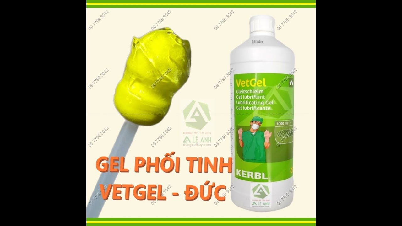 Gel bơi trơn VETGEL - Gel bơi trơn phối tinh cho gia súc Vetgel - Siêu ...