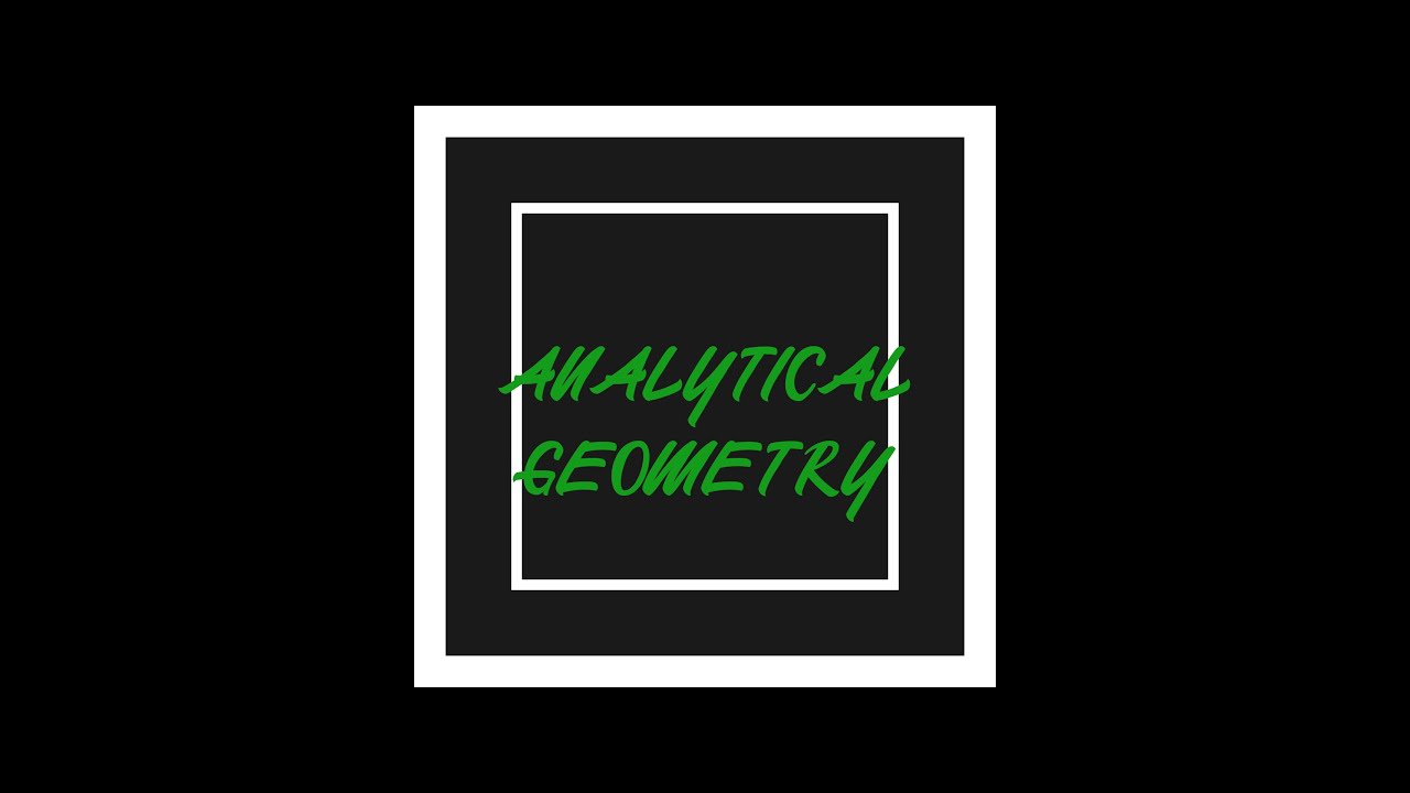 Analytical Geometry Toolbox - Triangles - YouTube