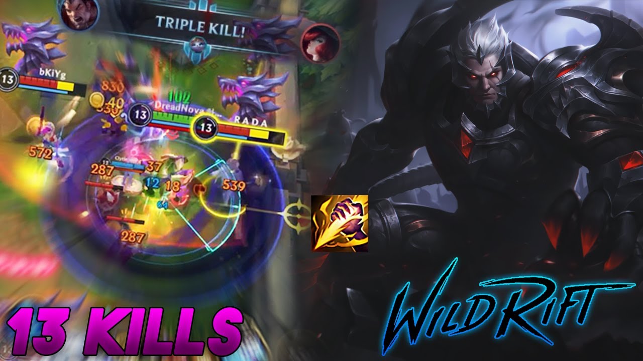 DARIUS JUNGLE IS META IN SEASON 8??! | JUNGLE GAMEPLAY | WILDRIFT - YouTube