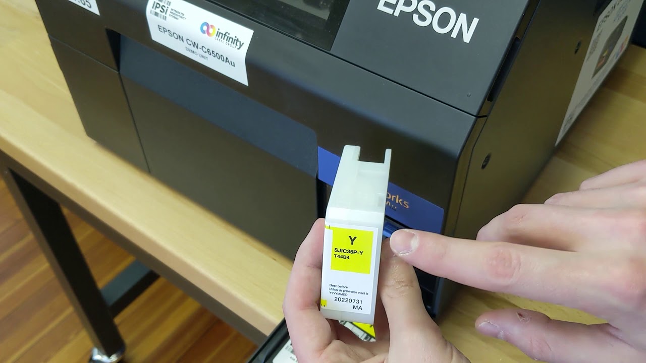 IPSi Print Lab - Epson ColorWorks C6500: Ink Cartridge Replacement ...