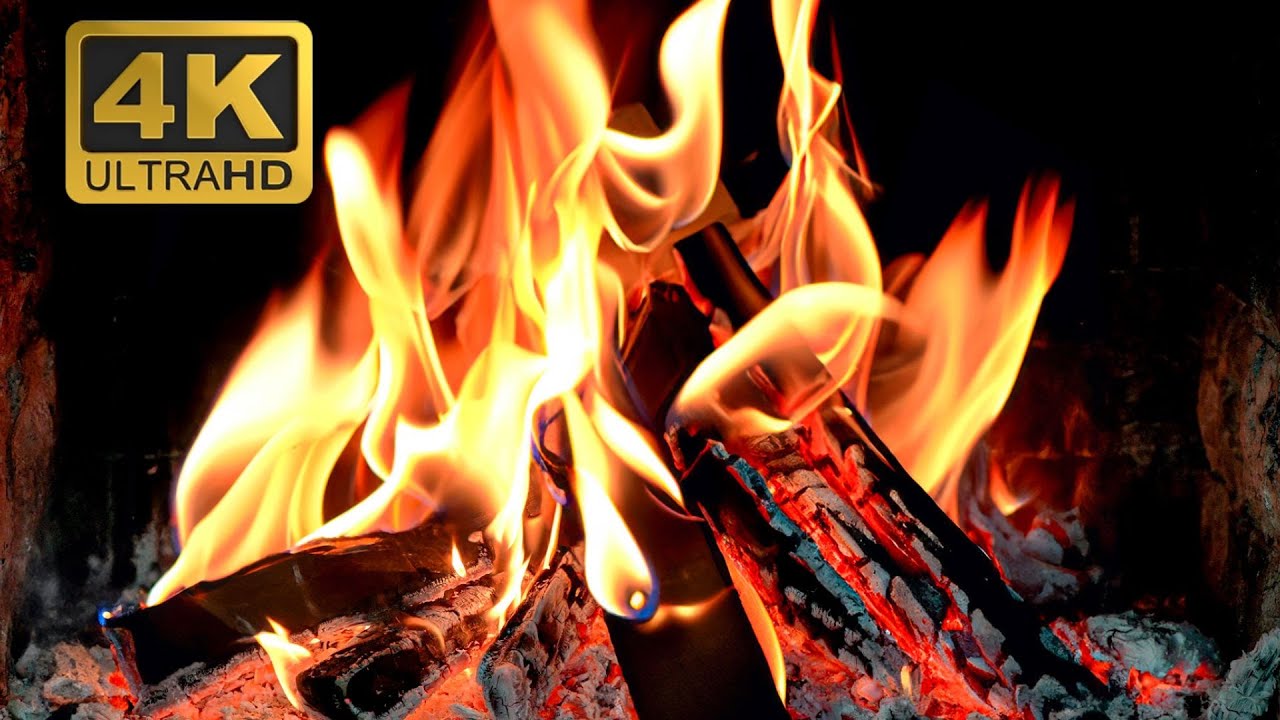 🔥 A Beautiful Fireplace Ambience with Crackling Logs and Fire Sounds ...
