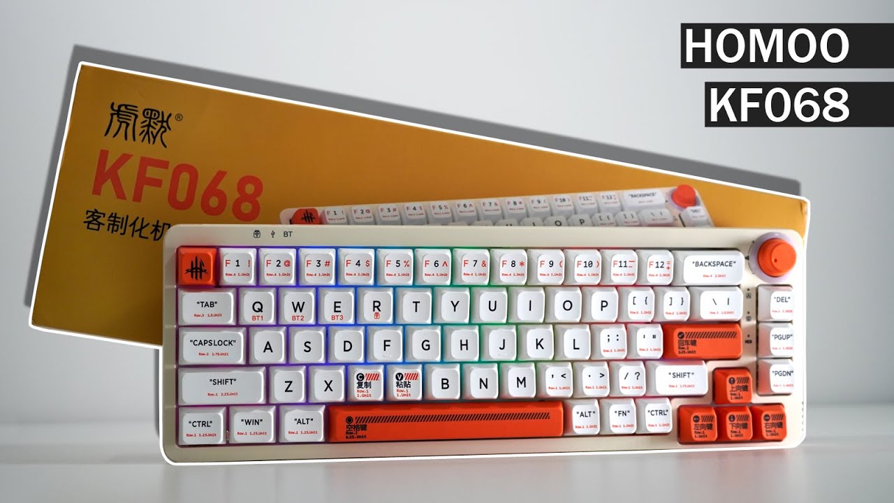 Is Your Keyboard this Creamy ? Unboxing Homoo KF068 Mechanical Gaming ...