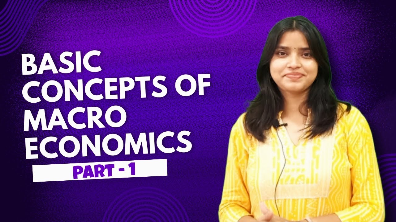 Basic Concepts of Macro-Economics | Chapter 2 | Macro-Economics | Part ...