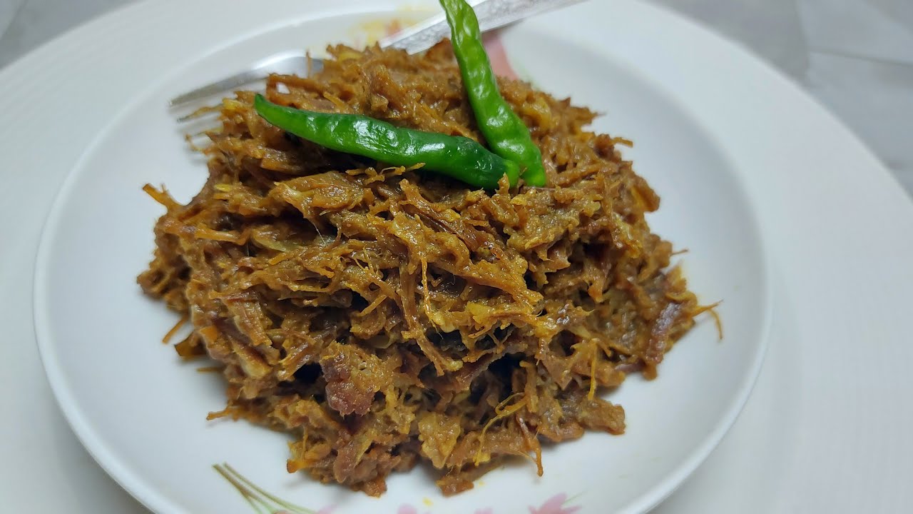 গরুর মাংসের শুটকি বা শুকনা ভুনা রেসিপি | Gorur shutki bhuna recipe ...