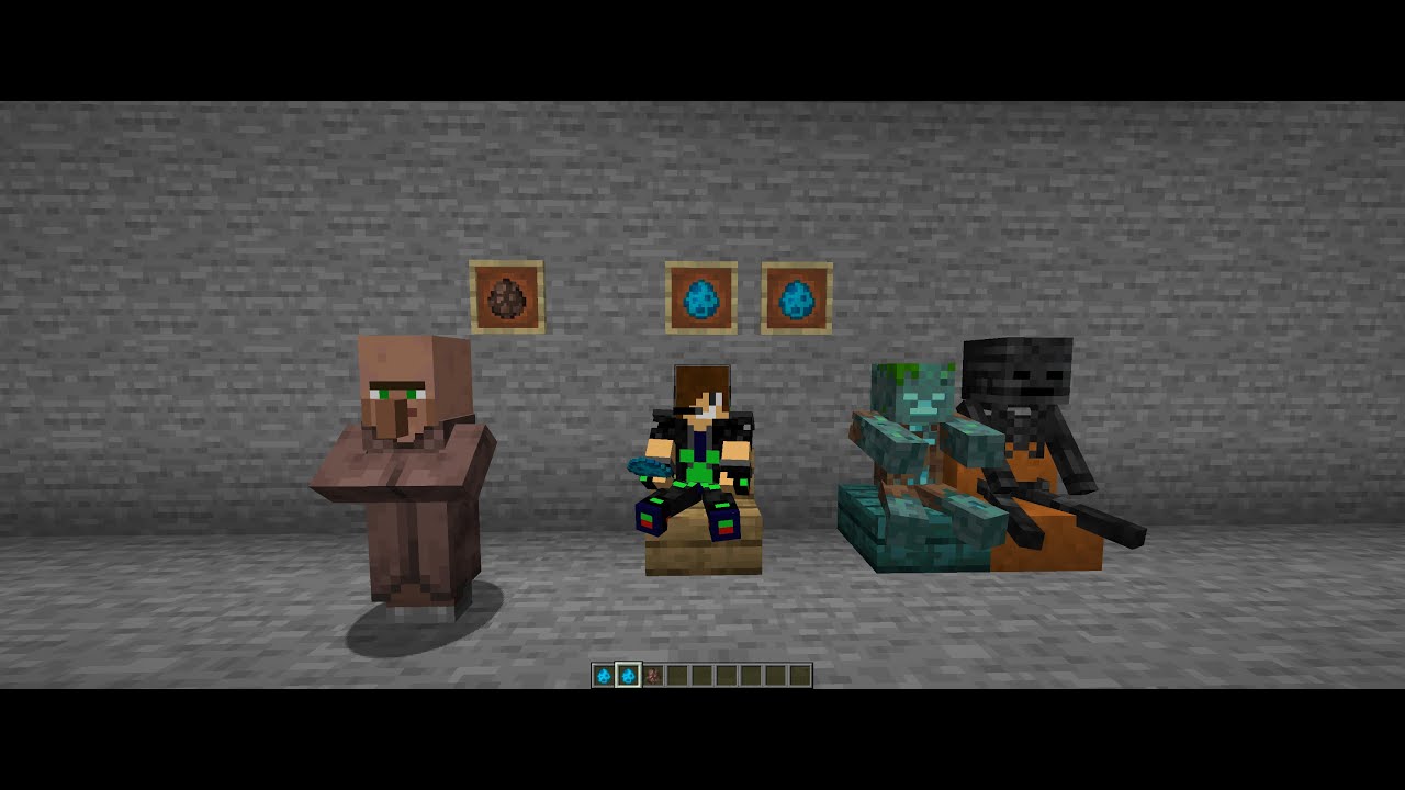 Minecraft 23w07a Interaction entity testing, Creating chairs and right ...