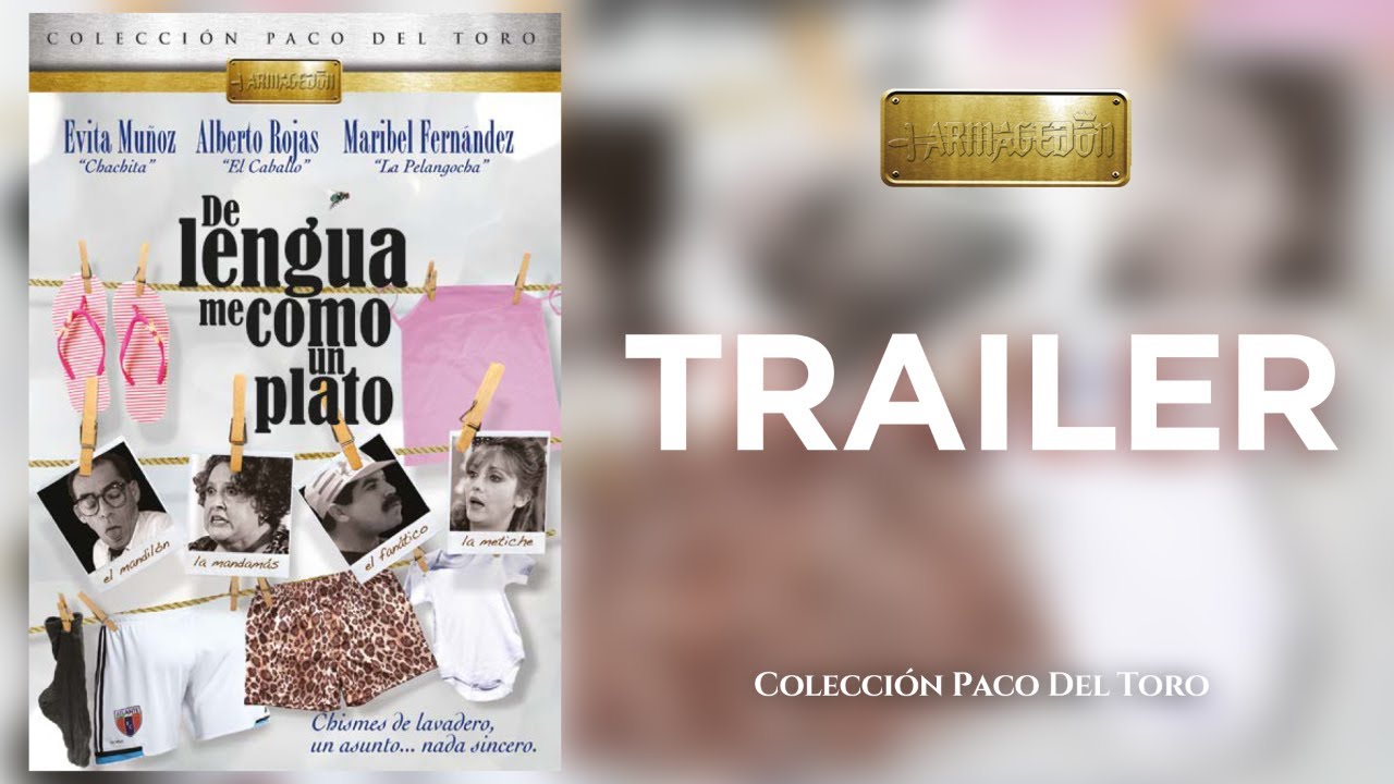 Tráiler - De lengua Me Como Un Plato | Paco del Toro | Armagedon - YouTube