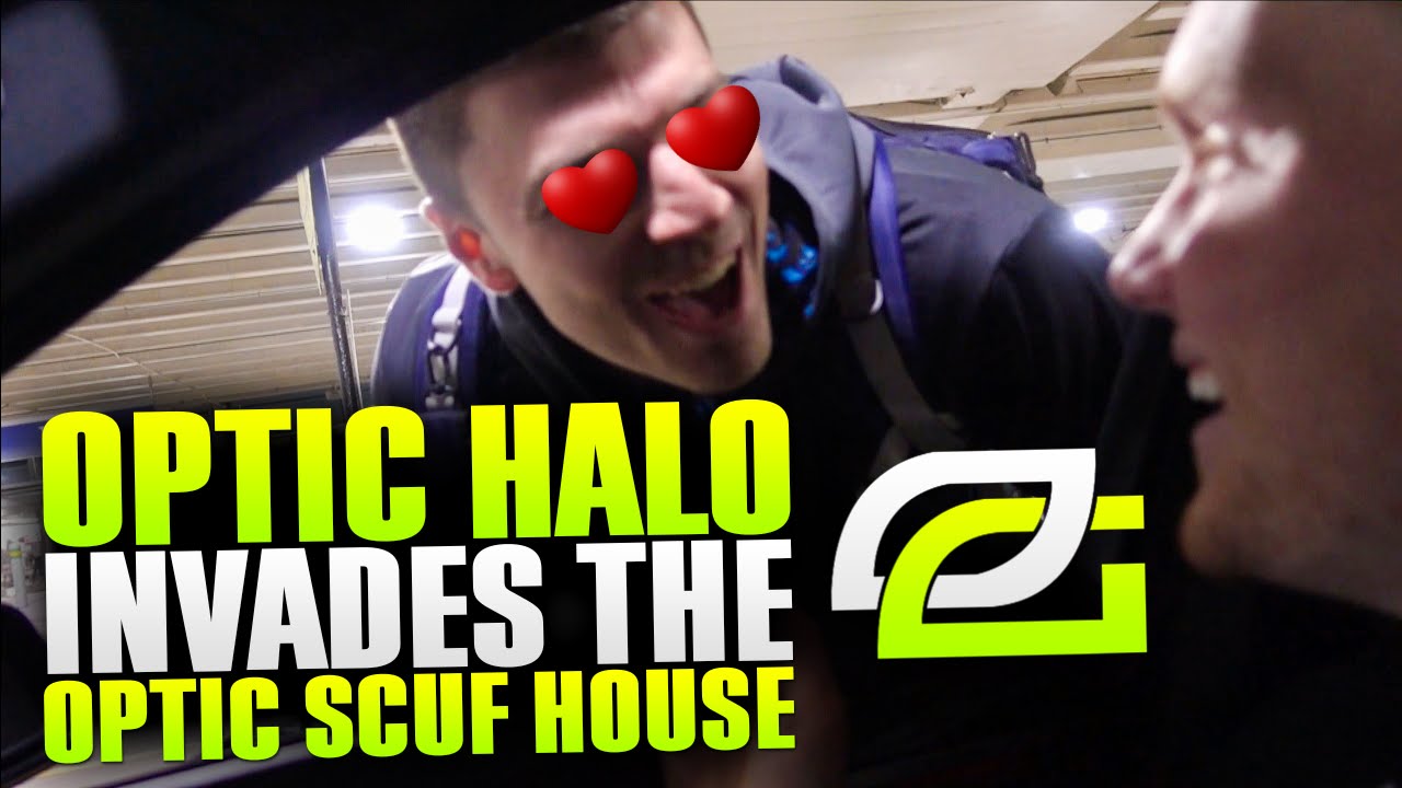 OpTic Halo invades the OpTic Scuf House - YouTube